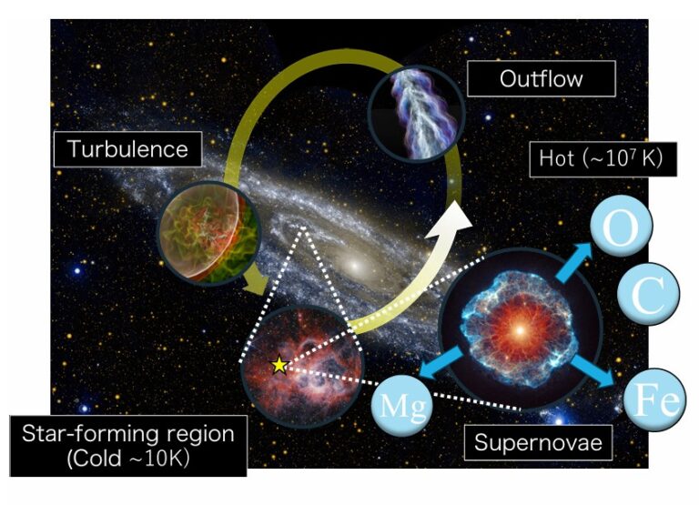 This galaxy simulation can fit so many stars and gas particles in it ...